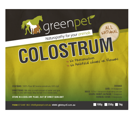 Greenpet Colostrum Powder 100% Pure Human-Grade - Greenpet