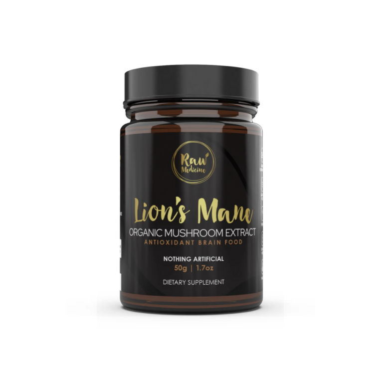 Lions Mane Mushroom Organic Extract - 50g - Greenpet