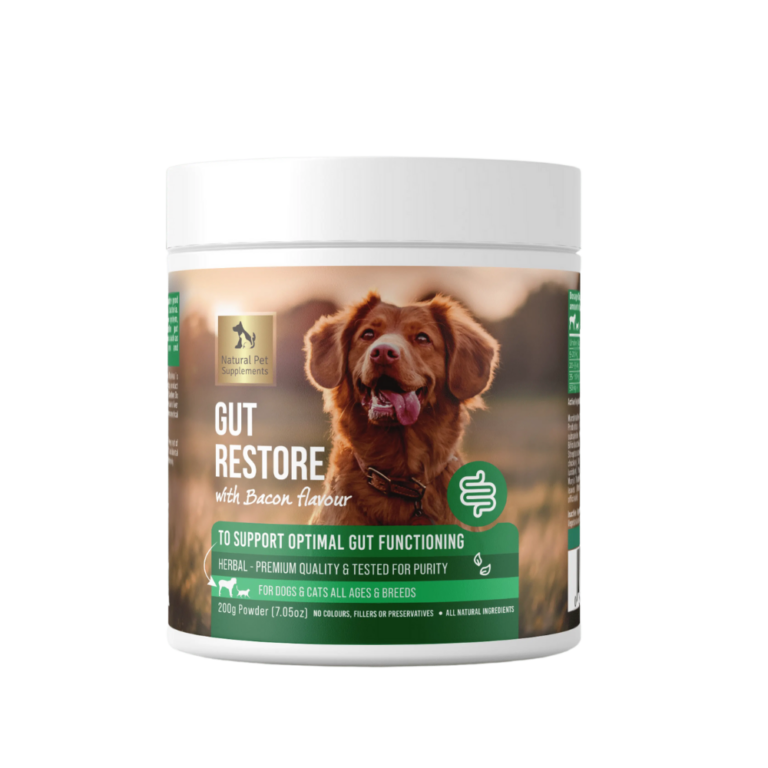 Natural Pet Supplements - Gut Restore - Greenpet
