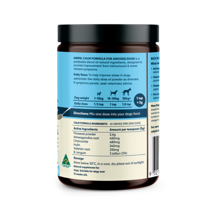 Anipal Calm Formula - Powder Meal Topper - Greenpet